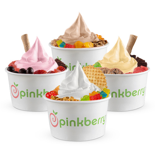 4 Pinkberry Small con Toppings | Pinkberry